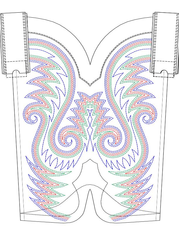 Boot Shaft Designs by Andrew Burleigh at Coroflot.com