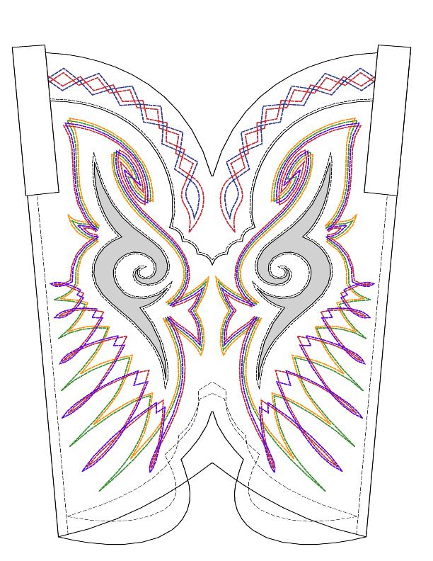 Boot Shaft Designs by Andrew Burleigh at Coroflot.com