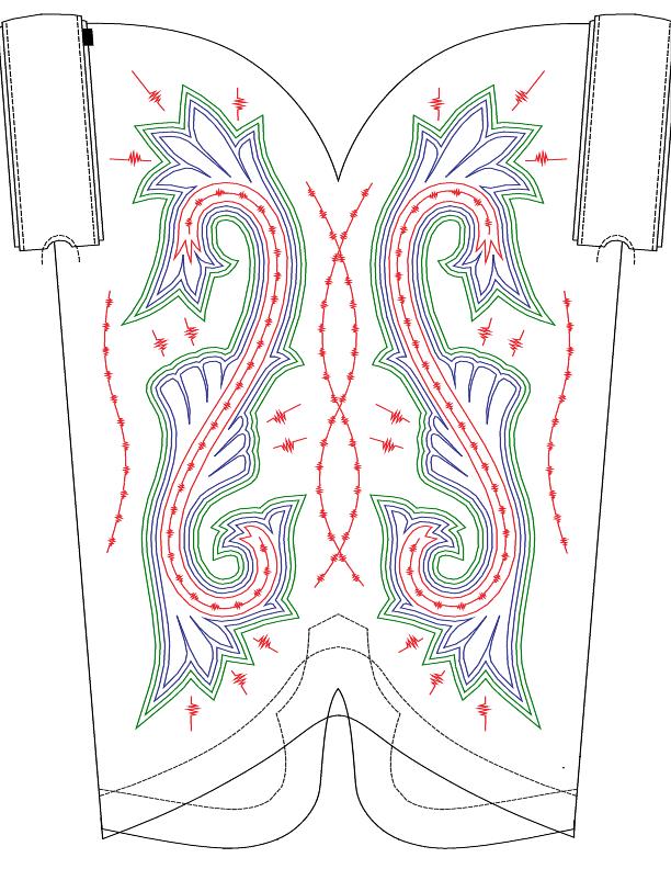 Boot Shaft Designs by Andrew Burleigh at Coroflot.com