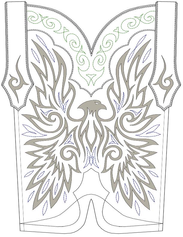 Boot Shaft Designs by Andrew Burleigh at Coroflot.com