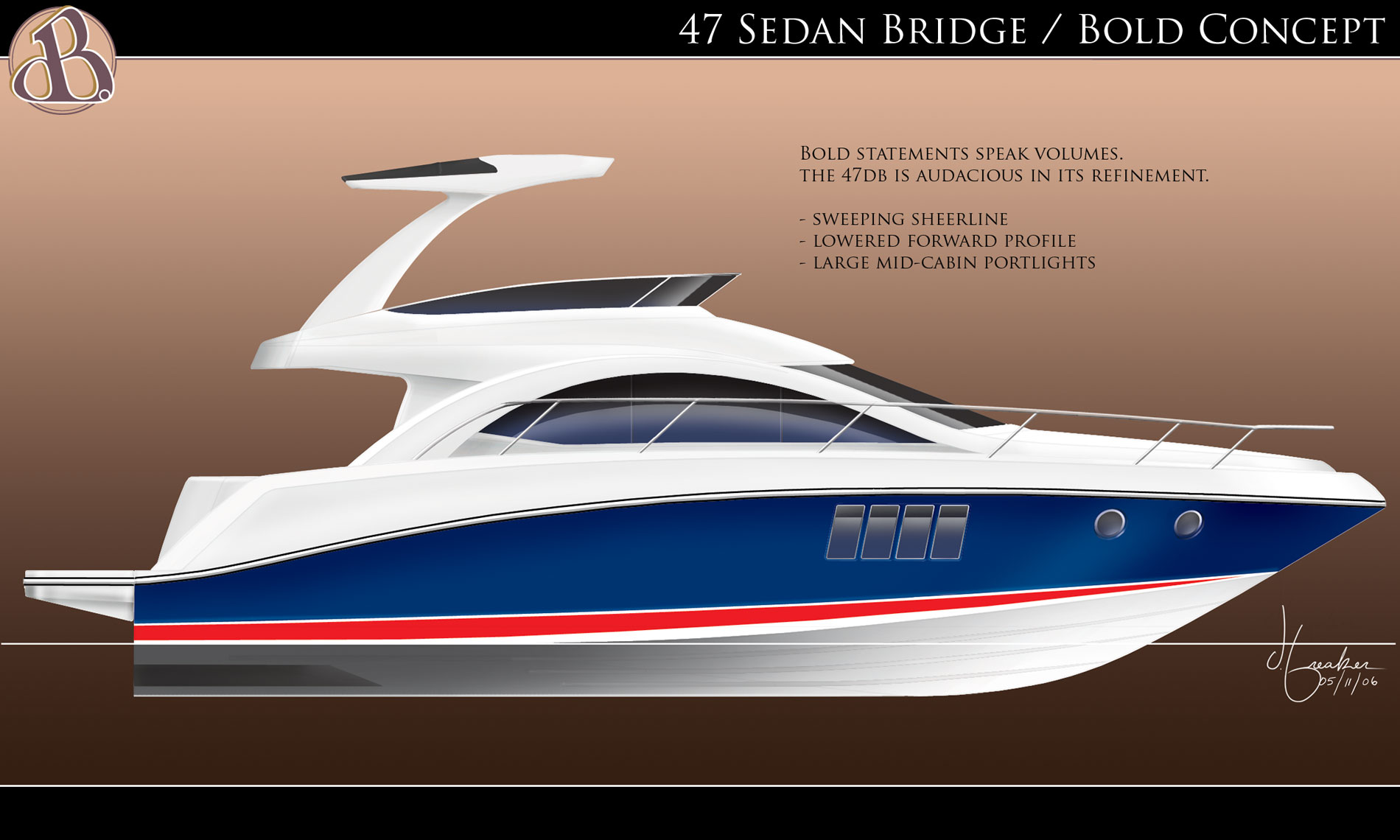 Sea Ray Boats- Boat Exterior Renderings by Dwayne Breaker at Coroflot.com