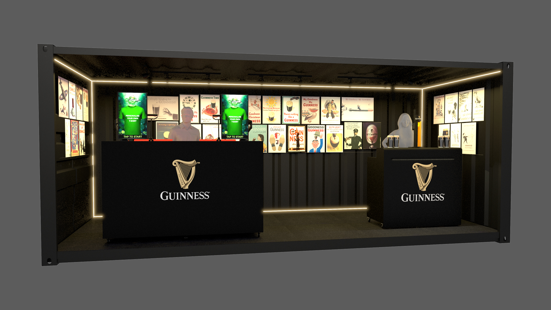 Guinness Table Top Glorifier & Pop Up Pub Activation (proposal) by ...