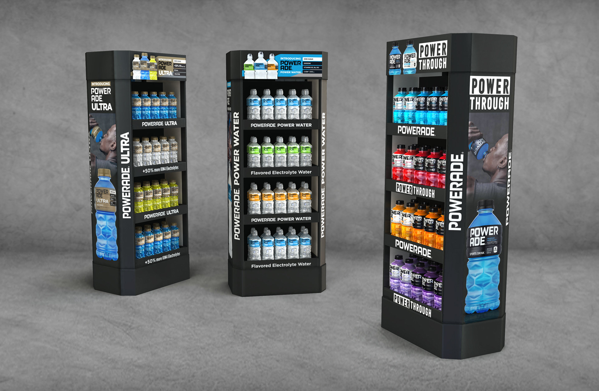 Powerade Displays - Powerwedge Family and Hex Tower by Brian Povich at ...