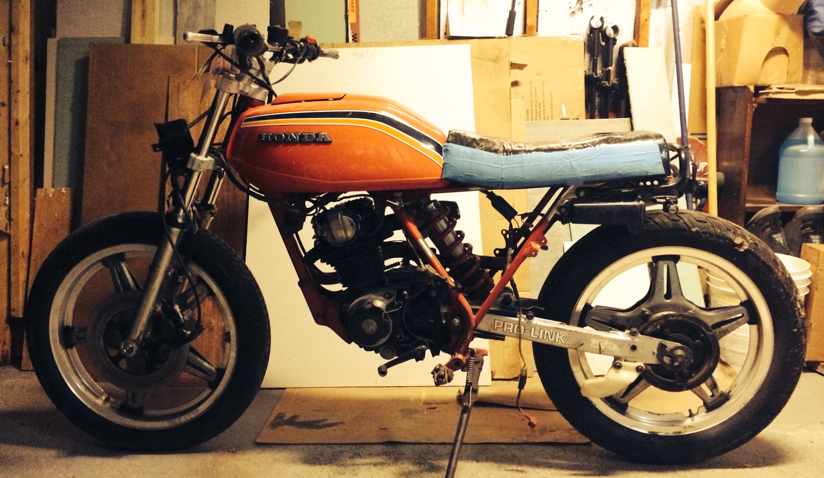 Honda XL200 Restore/Fabrication by Todd Mendoza at Coroflot.com