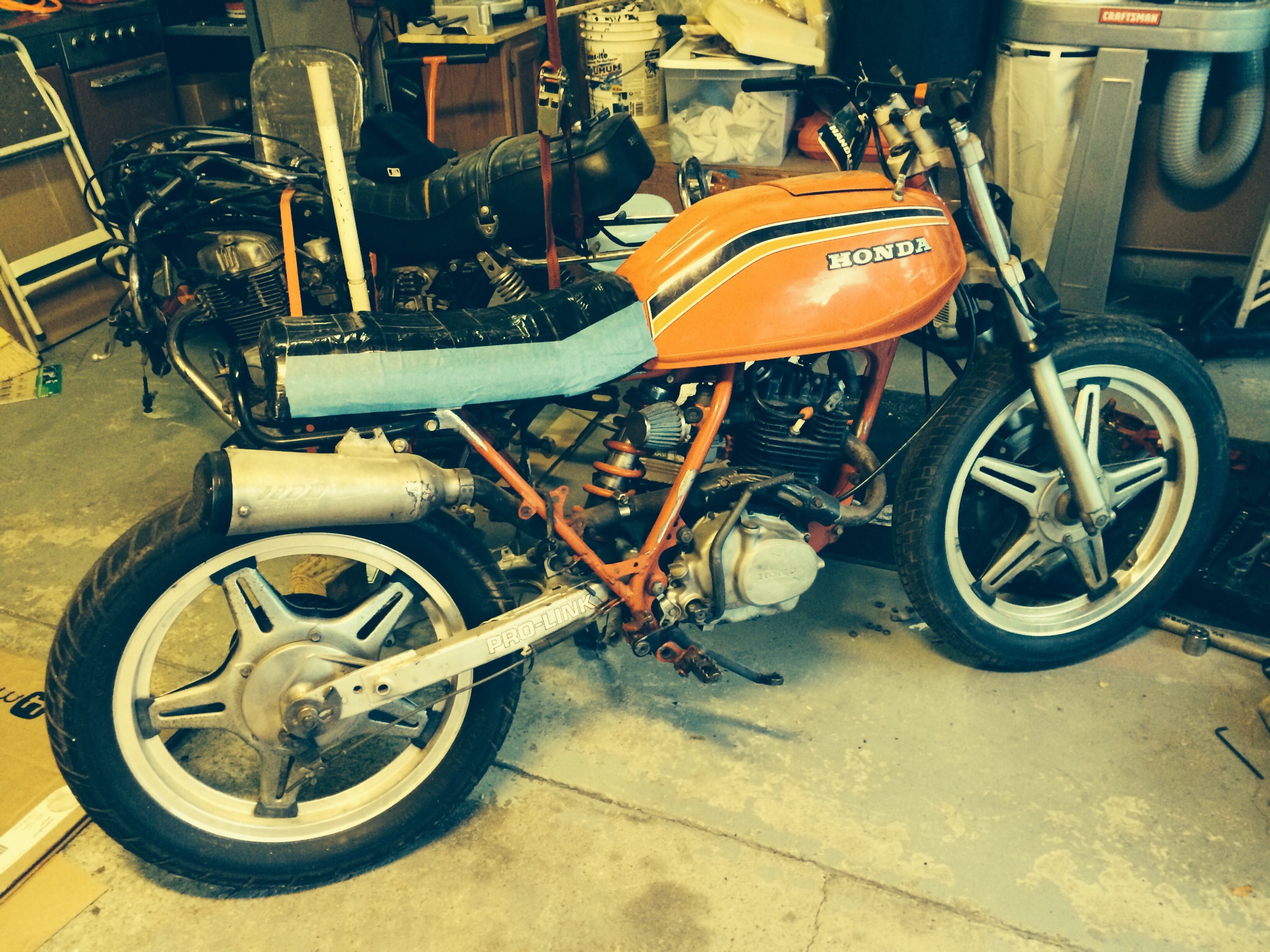 Honda XL200 Restore/Fabrication by Todd Mendoza at Coroflot.com