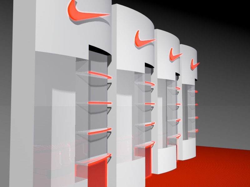 Nike Shoe Rack Concept by Kevin Dizon at Coroflot.com