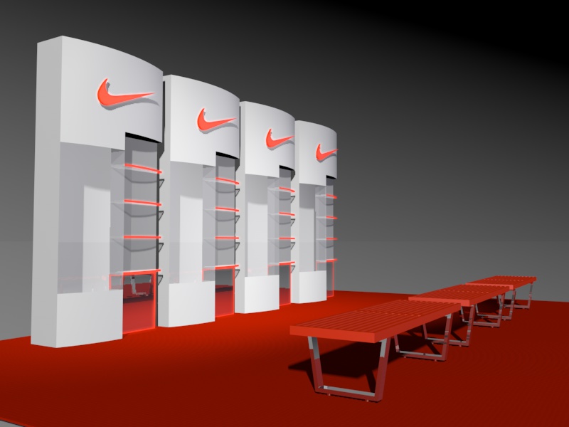 Nike Shoe Rack Concept by Kevin Dizon at Coroflot.com