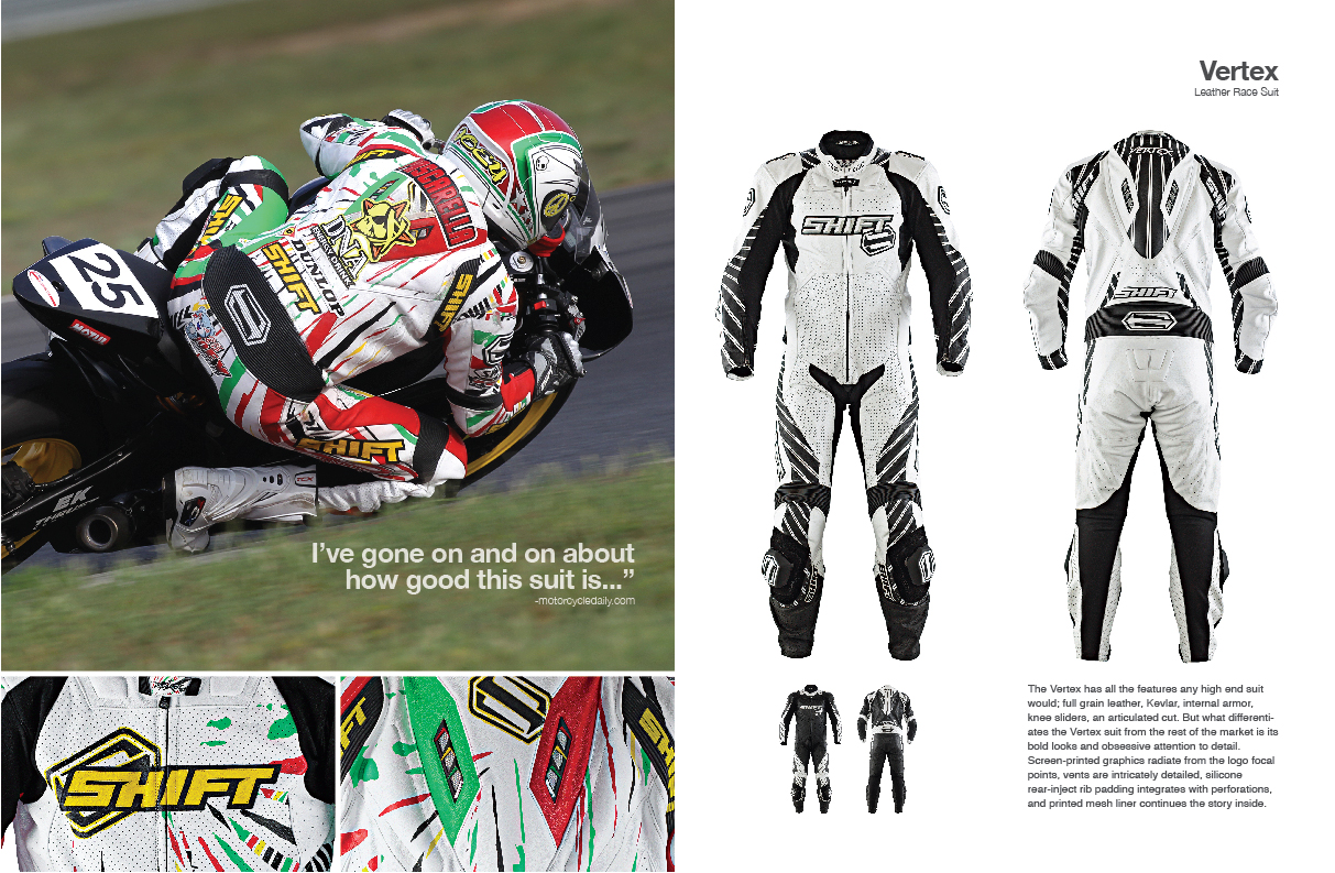 Vertex Leather Racing Suit by Chris Davis at Coroflot.com