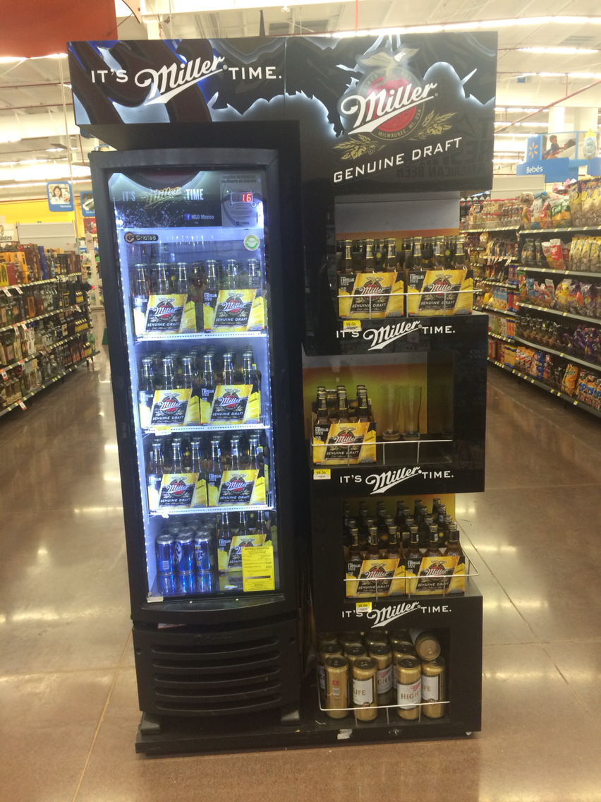 Miller Beer Zig-Zag Display by Rodrigo Olvera at Coroflot.com