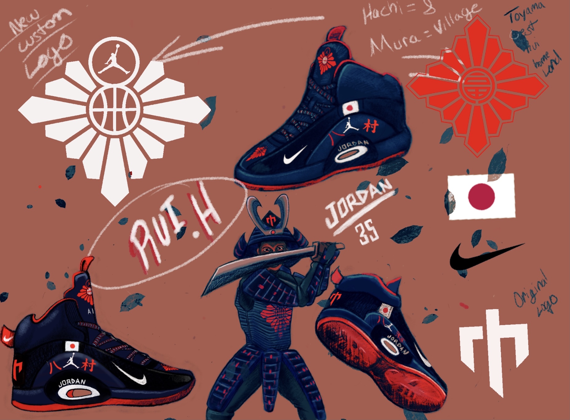 Nike / Jordan Concept Art by Walter Aarin at Coroflot.com