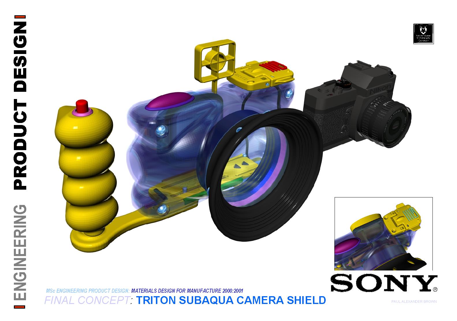 Sony Underwater Camera Casing by Paul Alexander Brown at Coroflot.com