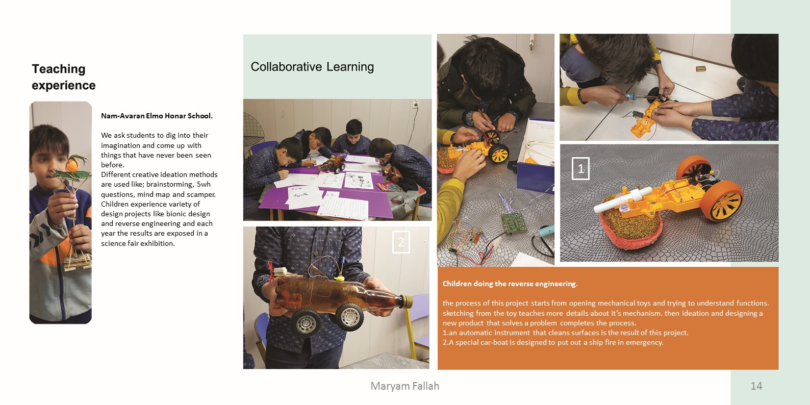 learning experience design by Maryam Fallah at Coroflot.com