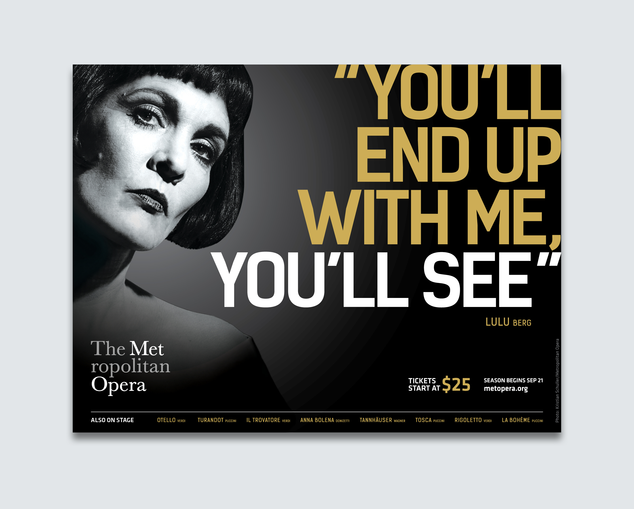 THE METROPOLITAN OPERA / 2015–2016 Advertising by TAULANT BUSHI at ...