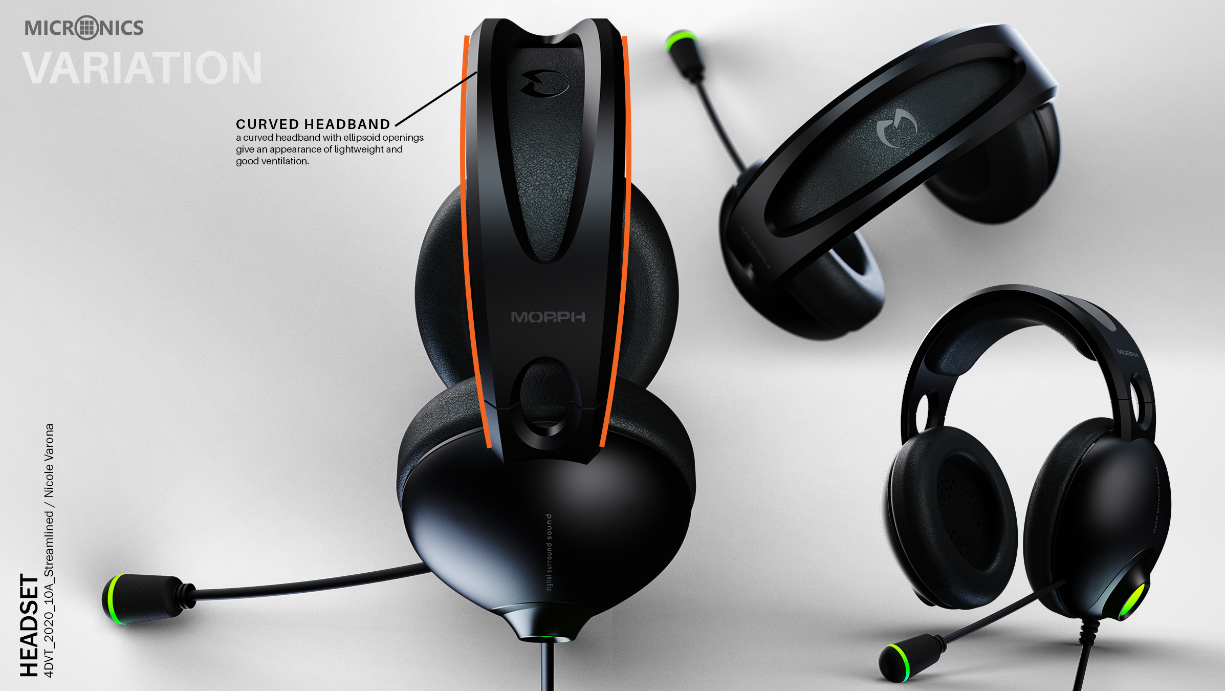 Morph Headset - Alien Ship Inspired by Nicole Varona at Coroflot.com