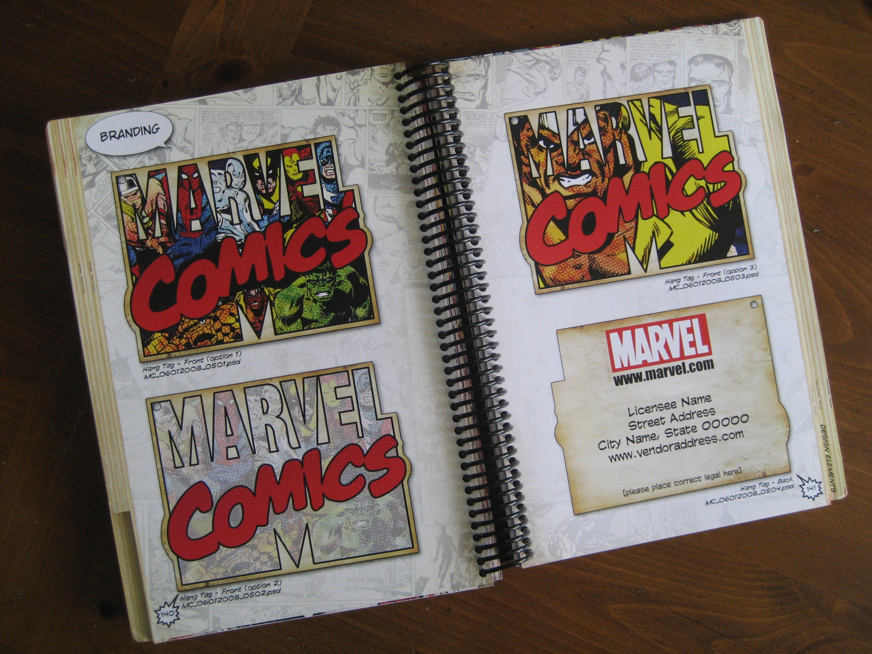 Marvel Comics Style Guide - Marvel by Julie Santomero at Coroflot.com