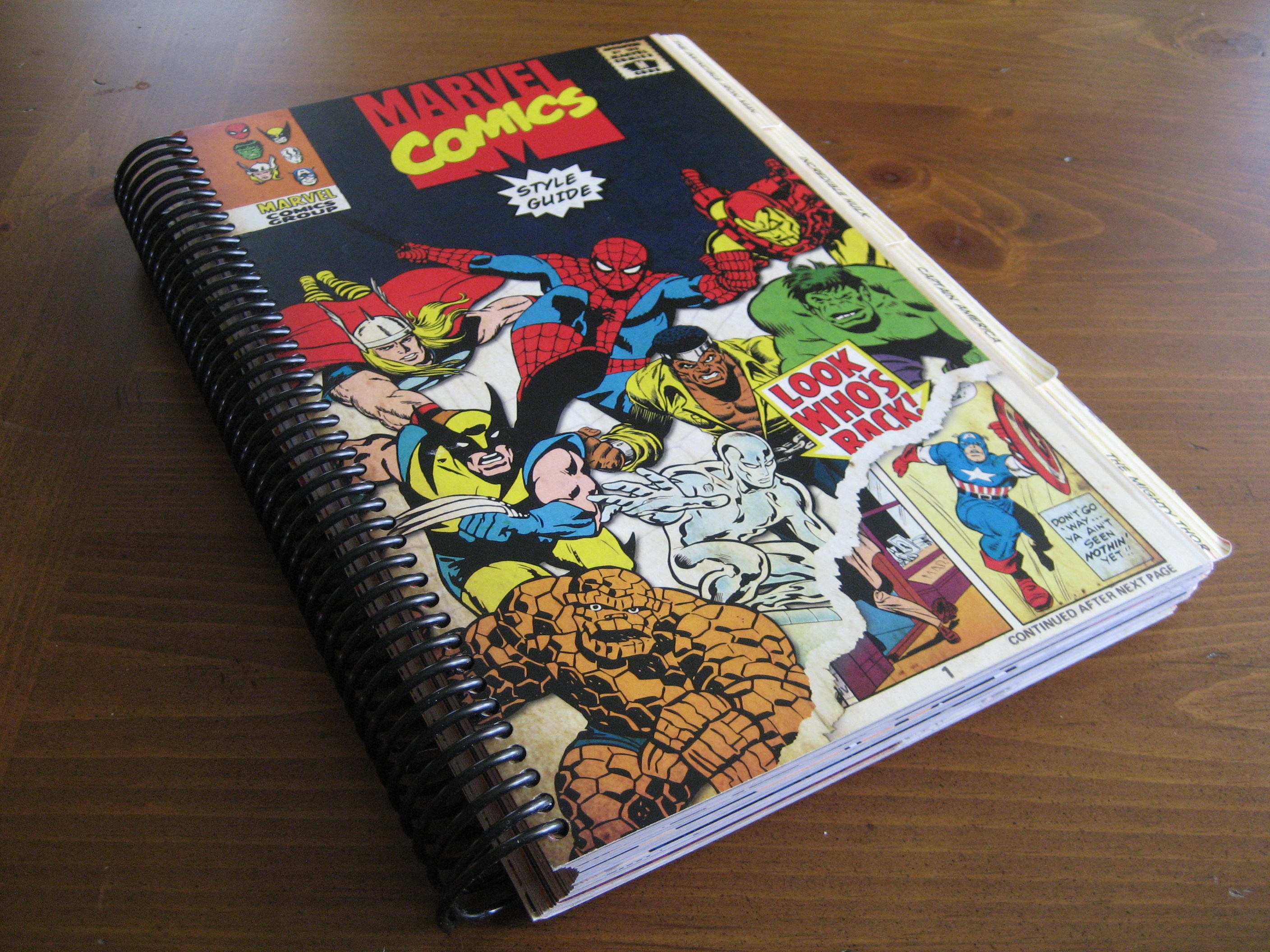 Marvel Comics Style Guide - Marvel by Julie Santomero at Coroflot.com