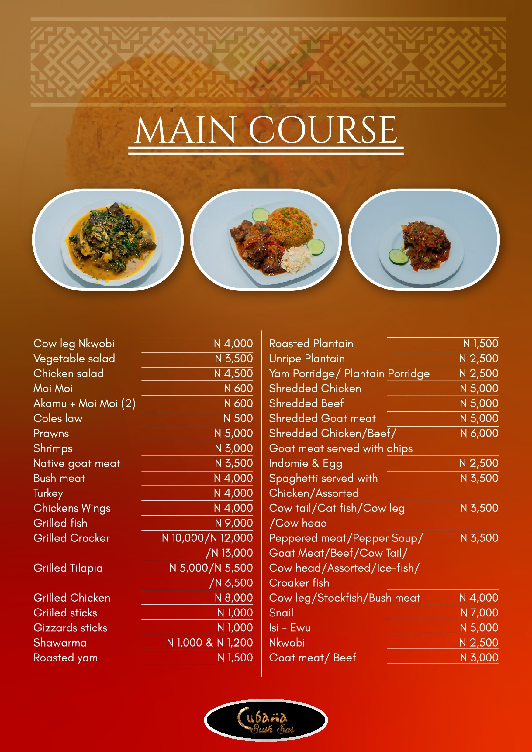 Menu Book Design for a High End Restaurant by Daniel Adeyemi at ...