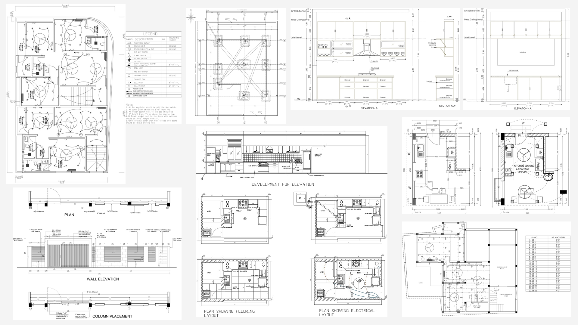 Plannings & Working Drawings by H P at Coroflot.com