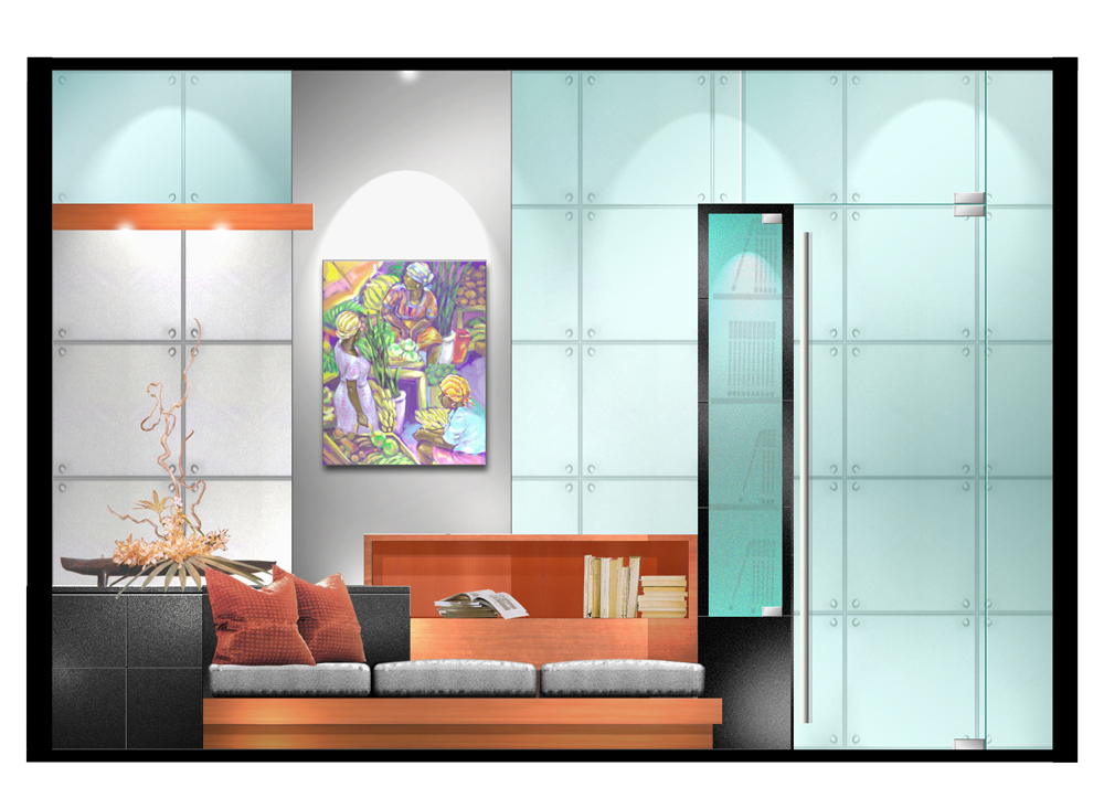 2D Interior and Exterior Illustrate by THAPANA KUSIRIVATANANUKUL at ...