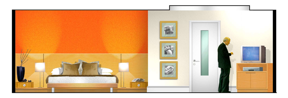 2D Interior and Exterior Illustrate by THAPANA KUSIRIVATANANUKUL at ...