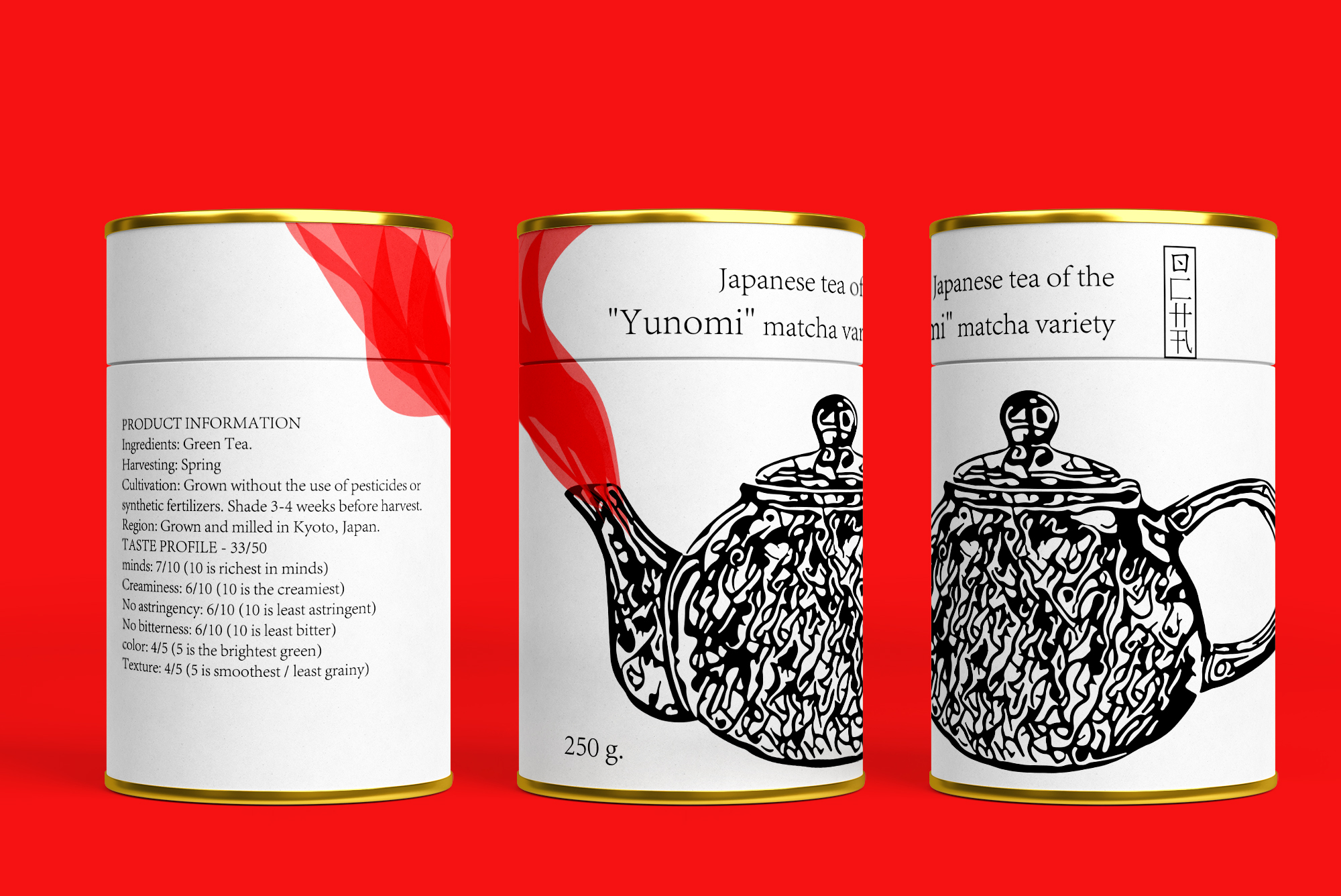 Japanese Tea Packaging by Elizaveta Tkachenko at Coroflot.com