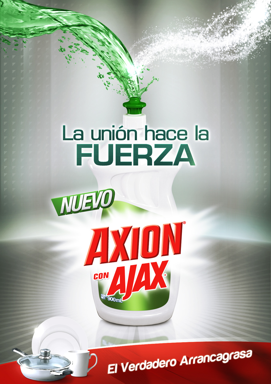 Axion with Ajax. Colgate Personal Care. by Mauricio Aragon at Coroflot.com