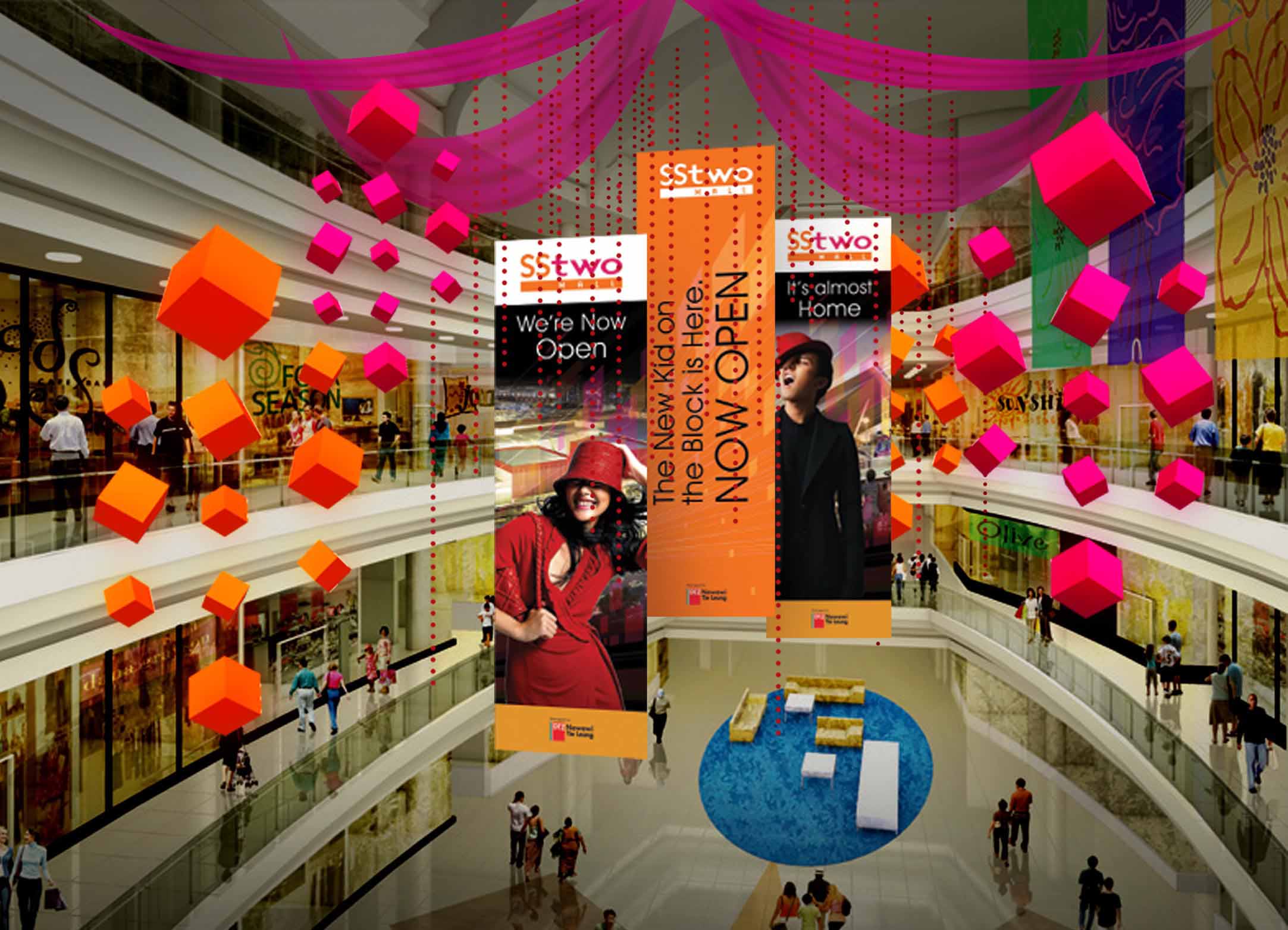 SS Two Mall opening collaterals by Hun Chung LEE at Coroflot.com