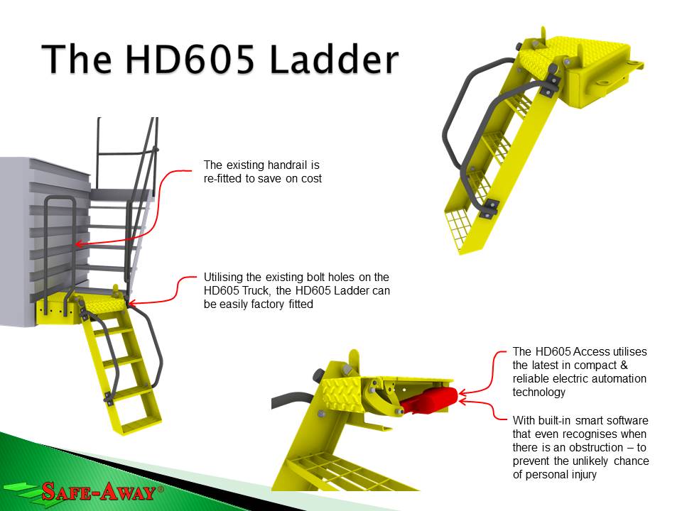 Komatsu HD605 Mining Truck Ladder by David Wawrzonek at Coroflot.com