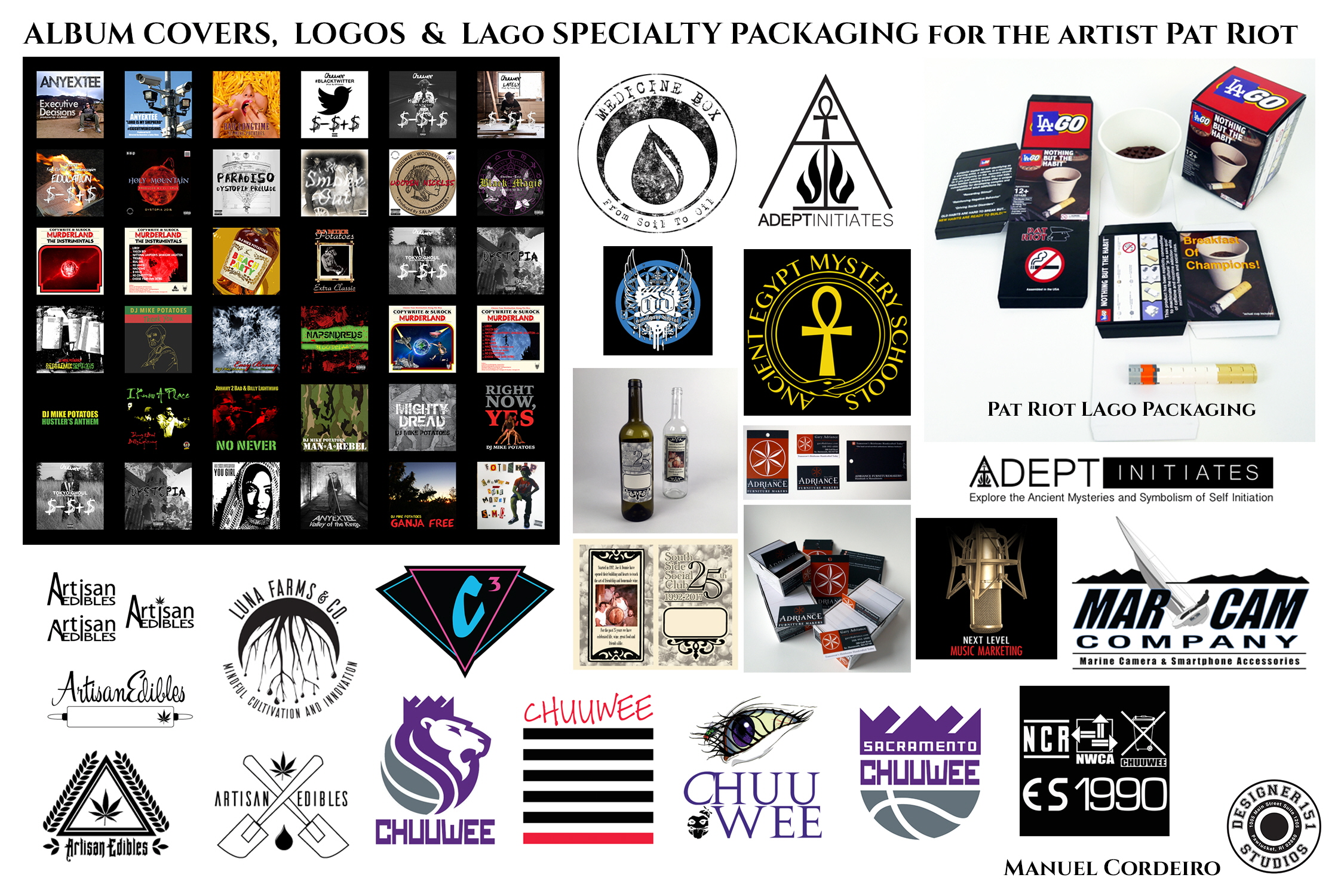 Albums & Logos by Manuel Cordeiro at Coroflot.com