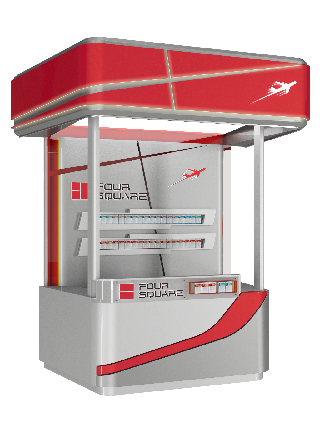 Brand Shop Four Square Cigarette by Rahul Dev at Coroflot.com