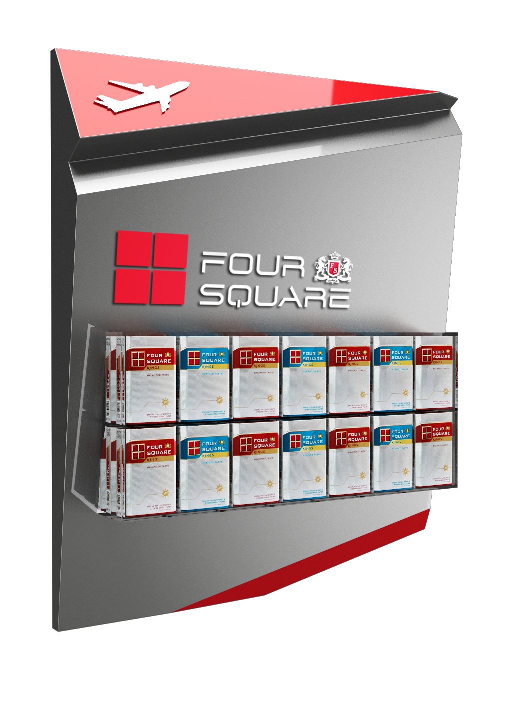 Four Square Cigarette Product Display Unit 02 by Rahul Dev at Coroflot.com