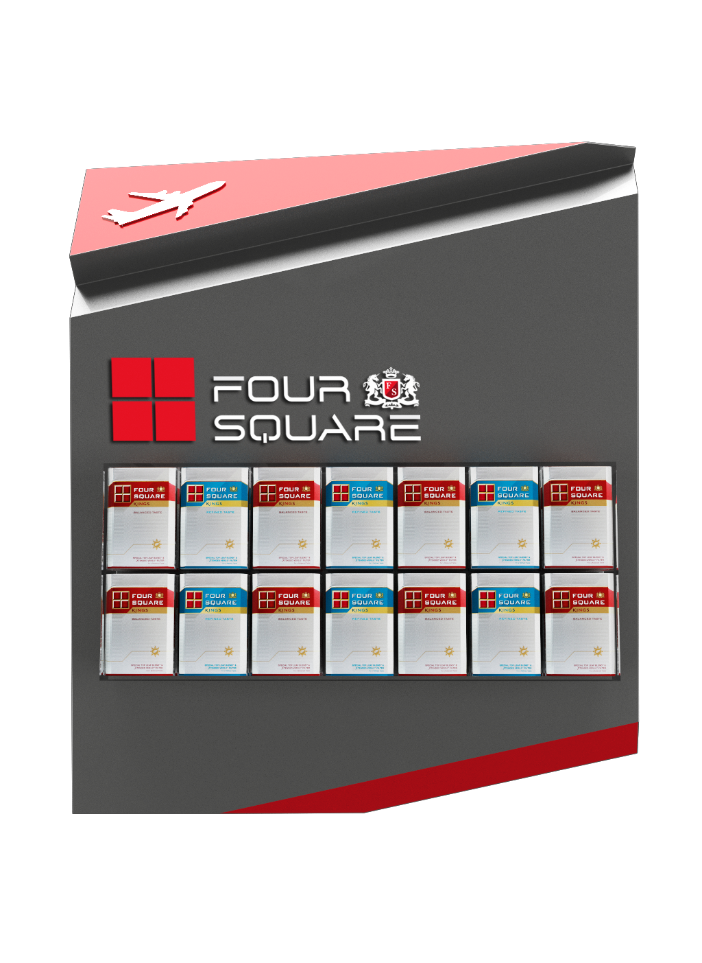 Four Square Cigarette Product Display Unit 02 by Rahul Dev at Coroflot.com