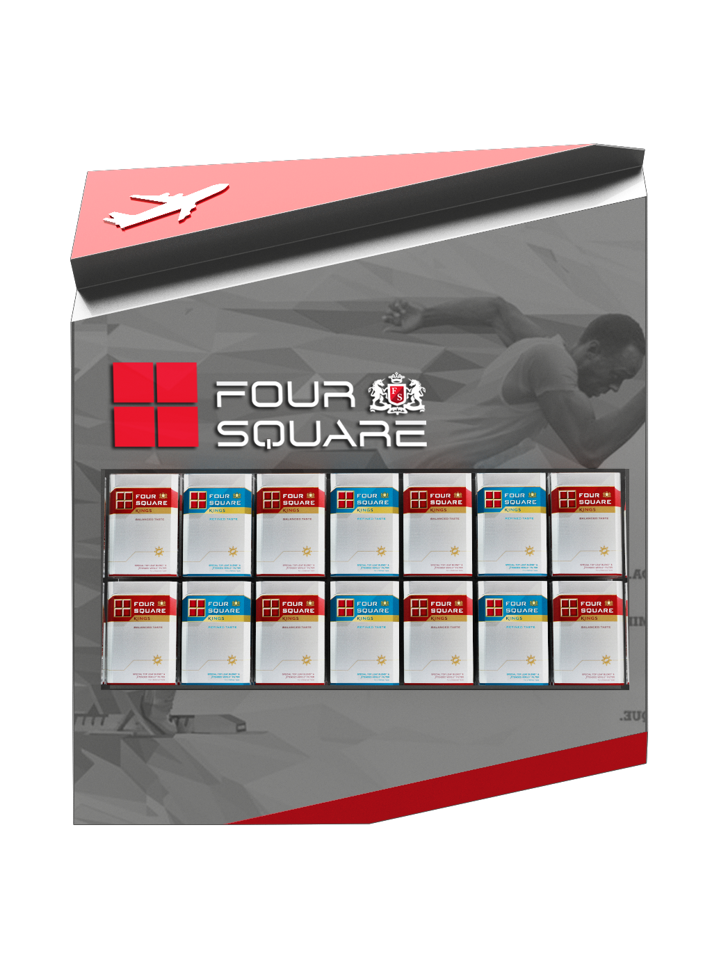 Four Square Cigarette Product Display Unit 02 by Rahul Dev at Coroflot.com