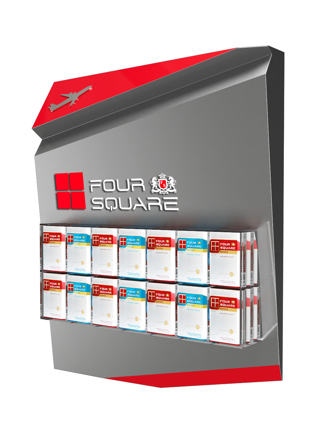 Four Square Cigarette Product Display Unit 02 by Rahul Dev at Coroflot.com