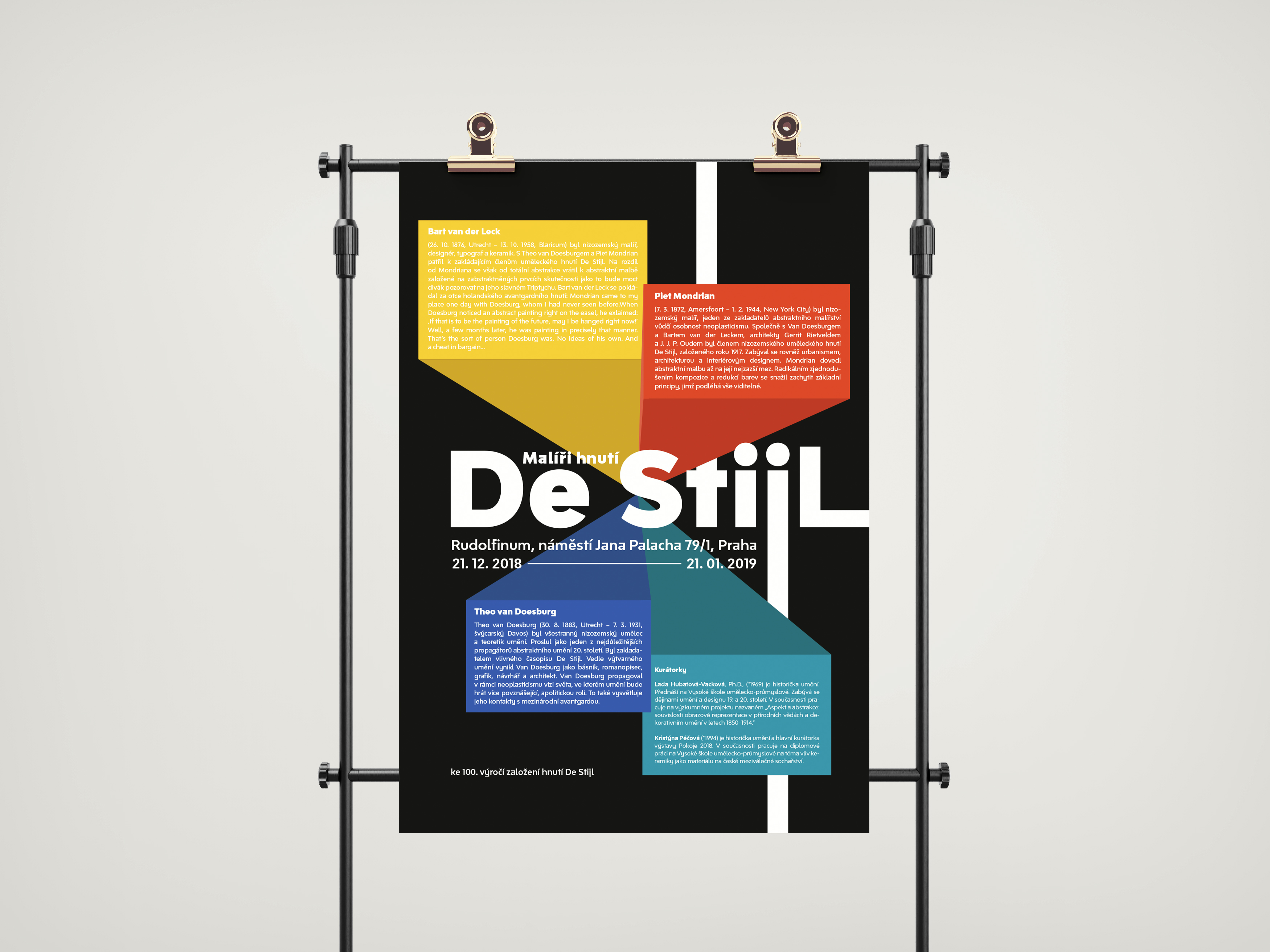 DeStijl poster by Pavel Štutzbart at Coroflot.com