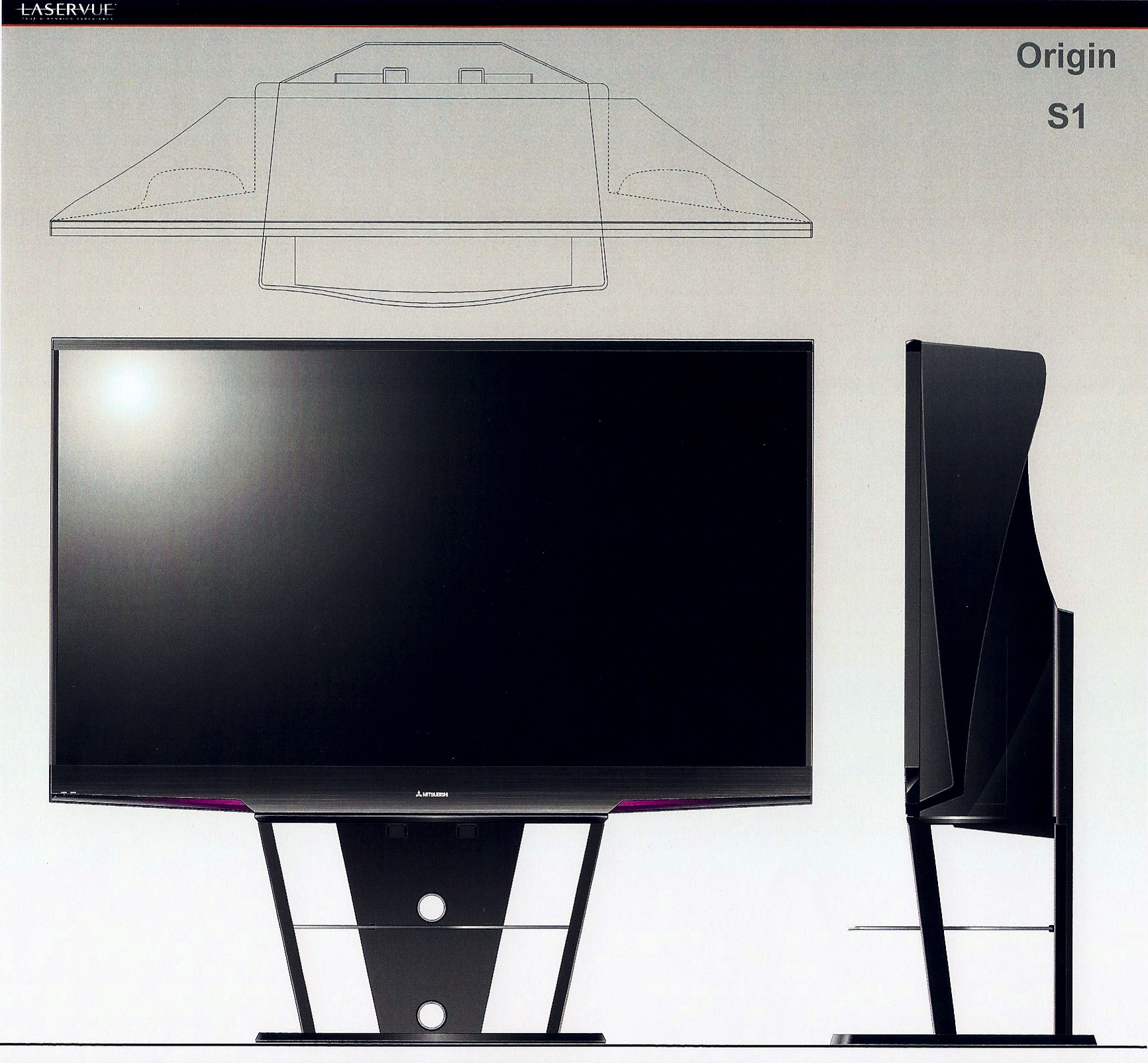 Mitsubishi LaserVue TVs by Mark Menendez at Coroflot.com