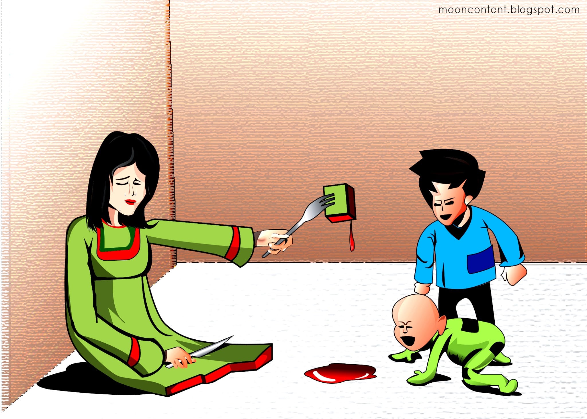 mother sacrifice by Adeel Afzal at Coroflot.com