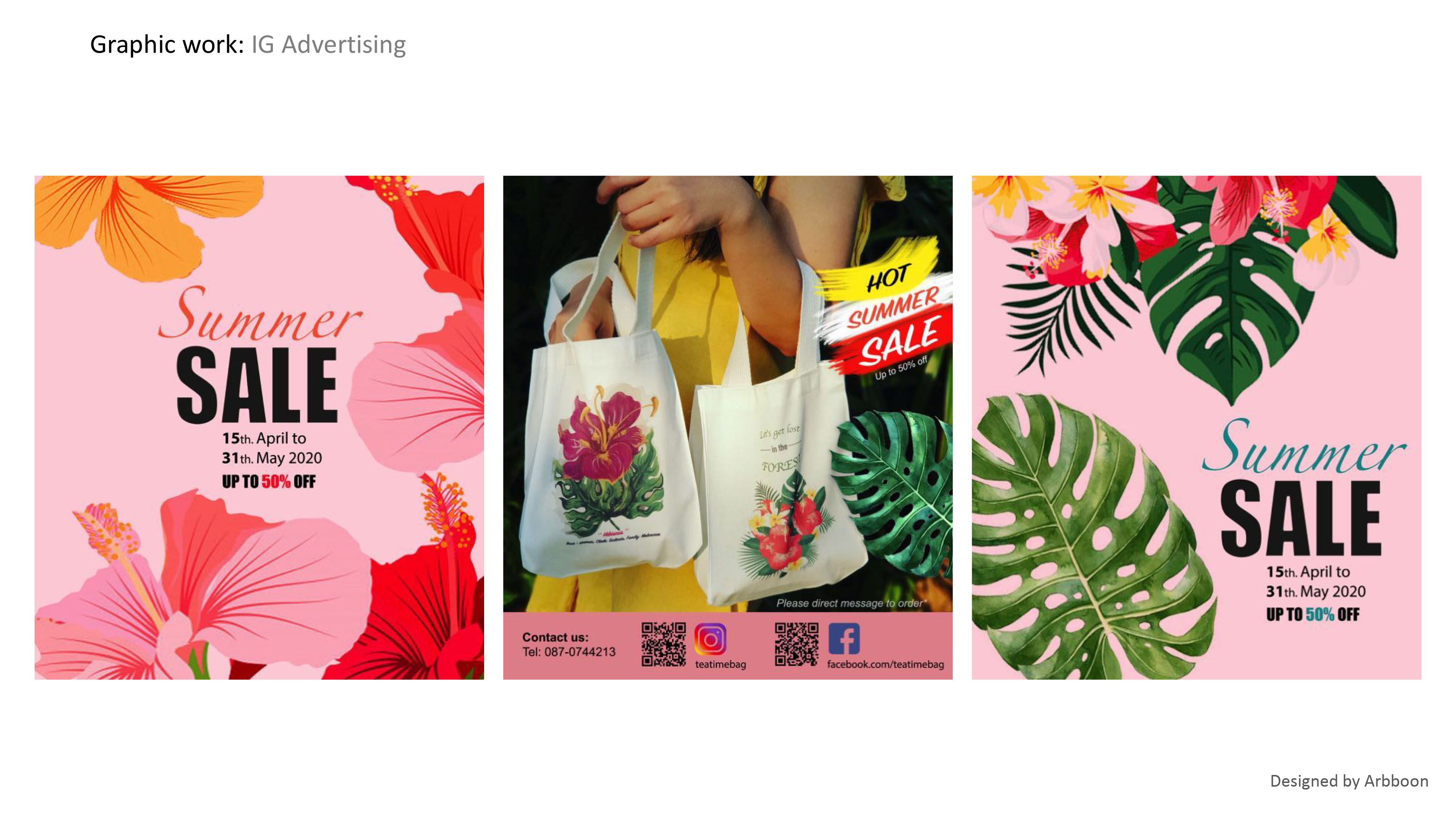 Graphic Design for Instagram Ads by ARBBOON PHATHAYOT at Coroflot.com