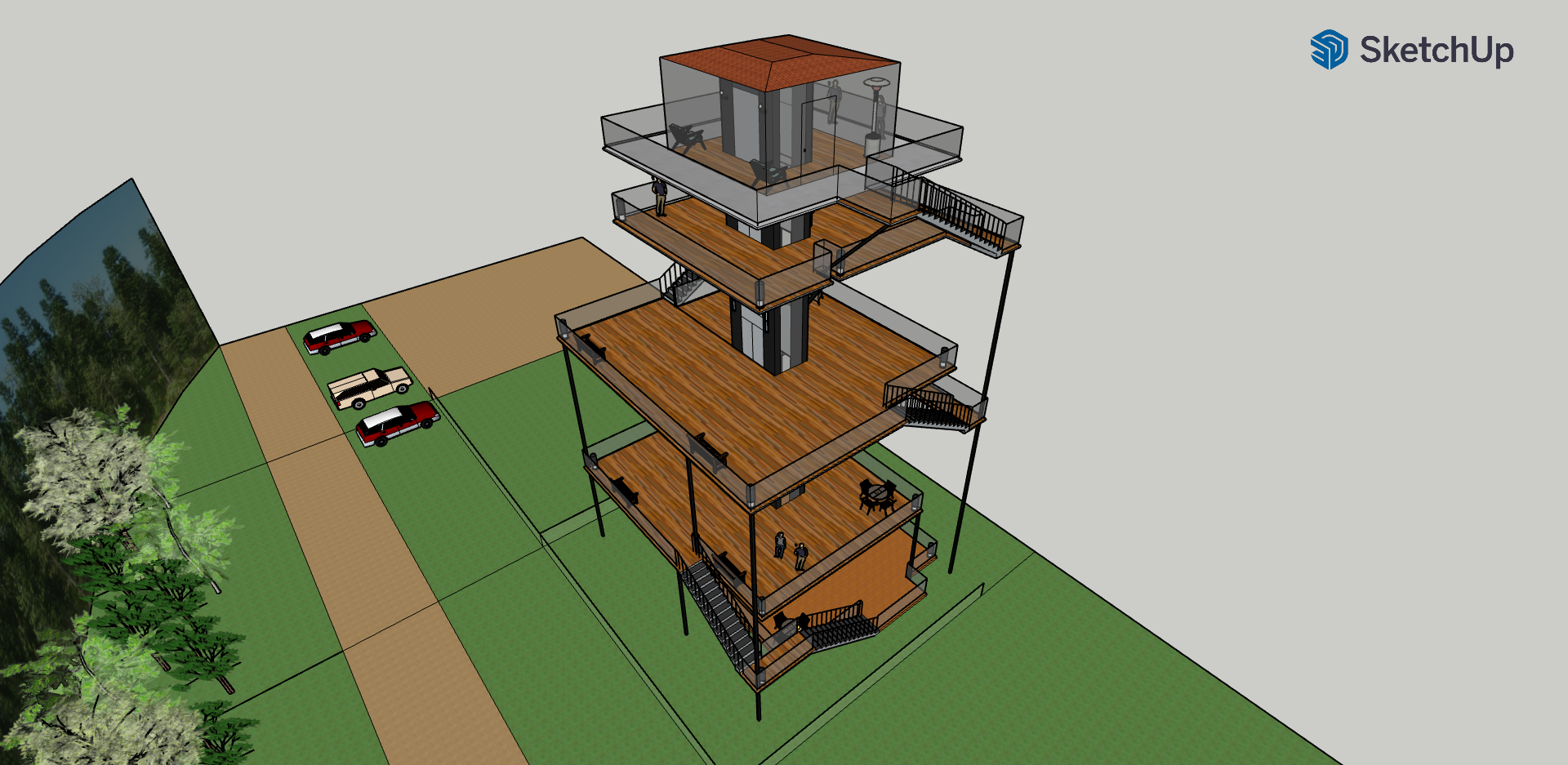 Observation Tower Architecture Competition by Jacob Spencer at Coroflot.com