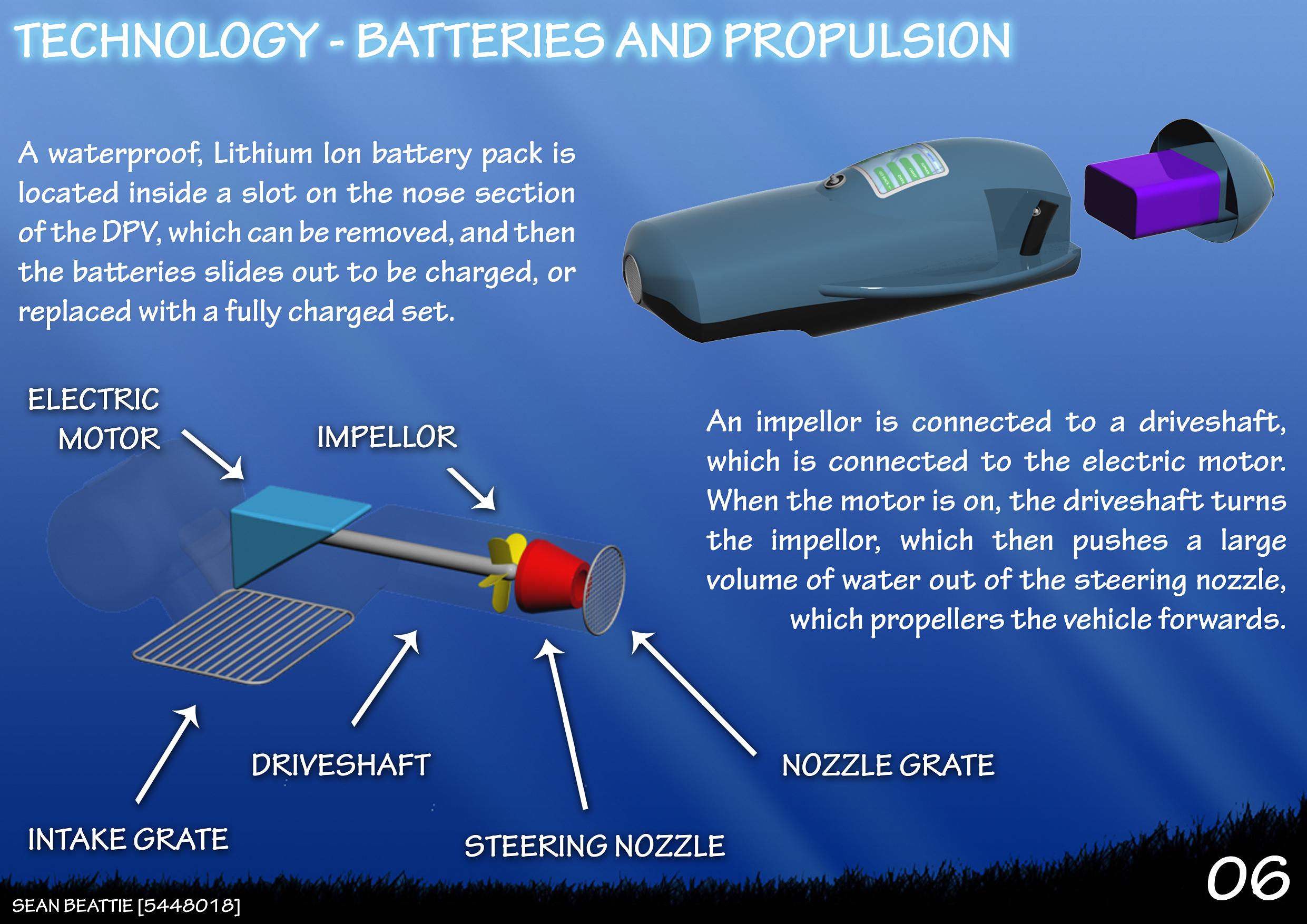 Diver Propulsion Vehicle for Scuba Divers by Sean Beattie at Coroflot.com
