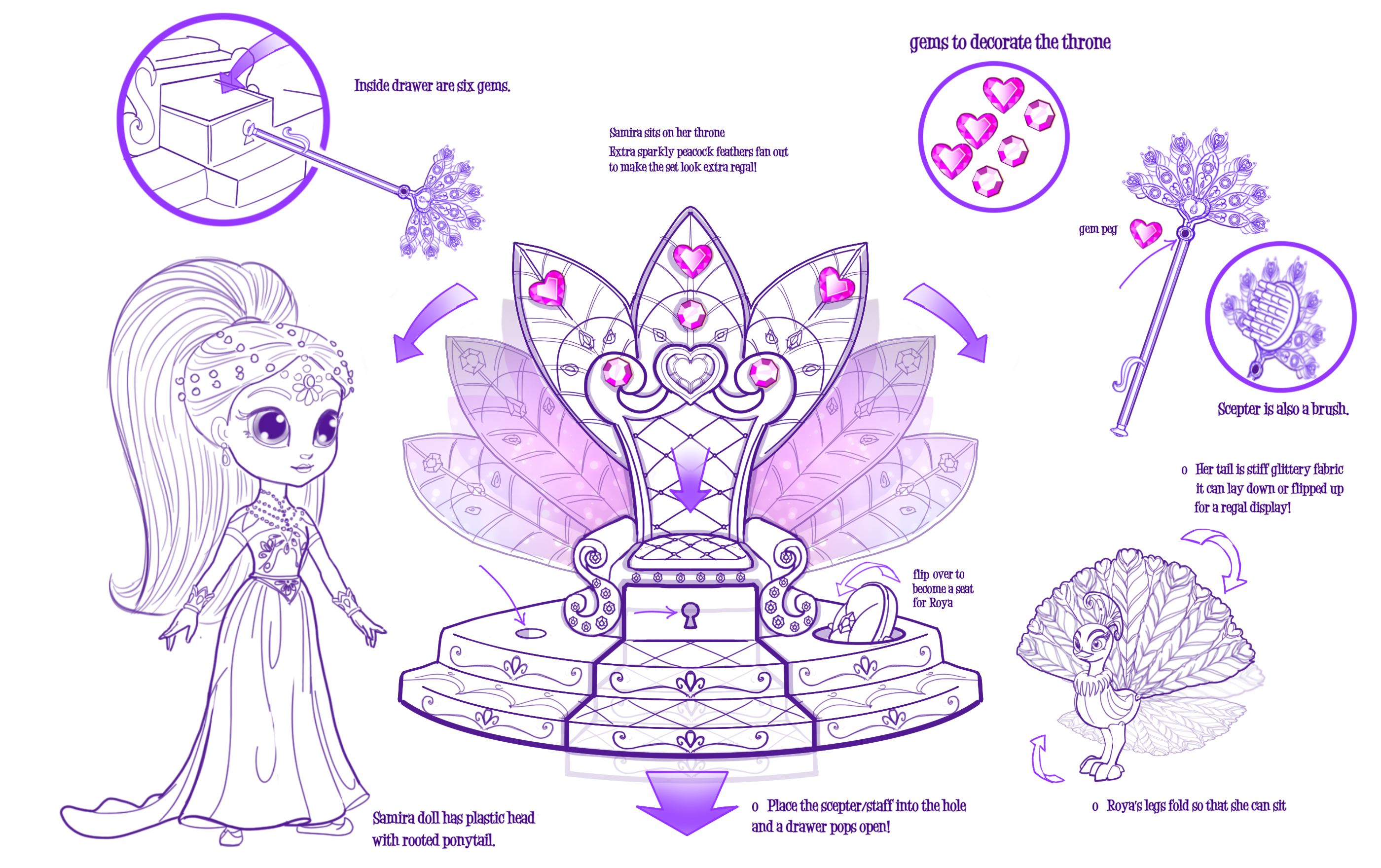 Shimmer & Shine, Princess Samira's Palace by Jeeyun Lee at Coroflot.com