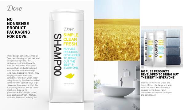 Dove packaging by Eric Wenzel at Coroflot.com
