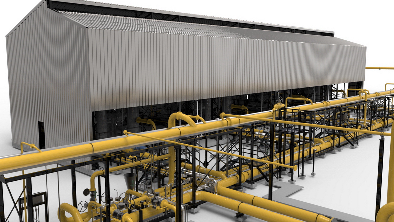 3D Plant Design with Piping by Felix Aninkora at Coroflot.com