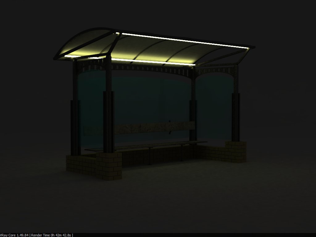 Bus stop by Aaron Brechbill at Coroflot.com