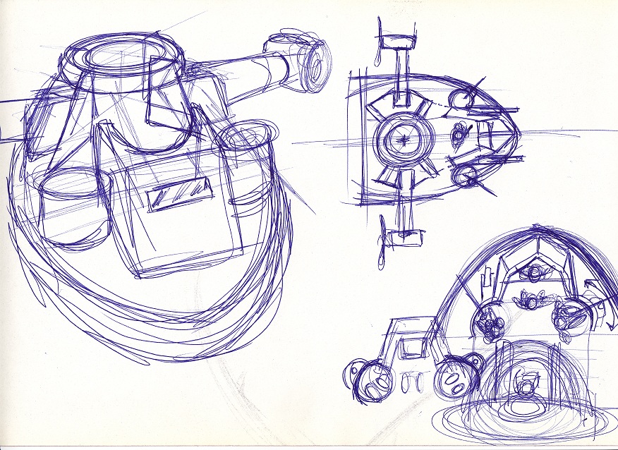 Hovercraft sketch by Scott Nacey at Coroflot.com