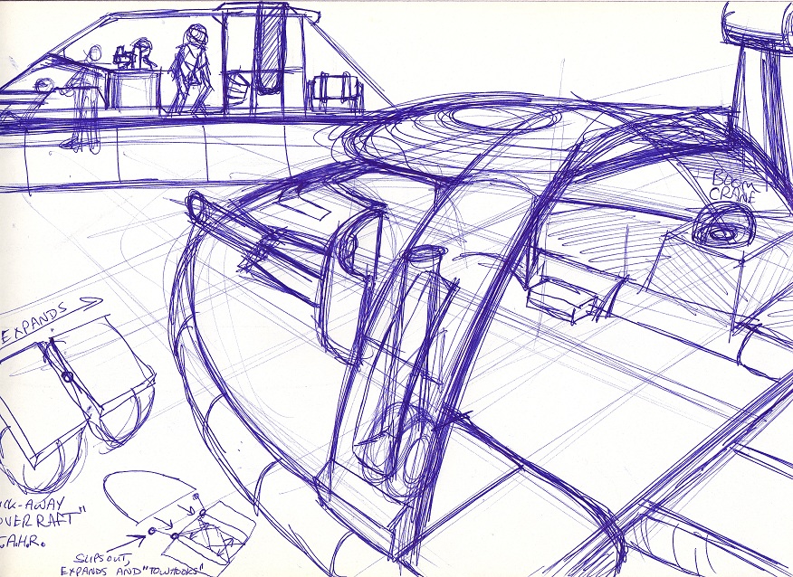 Hovercraft sketch by Scott Nacey at Coroflot.com