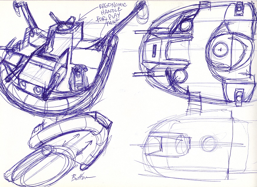 Hovercraft sketch by Scott Nacey at Coroflot.com