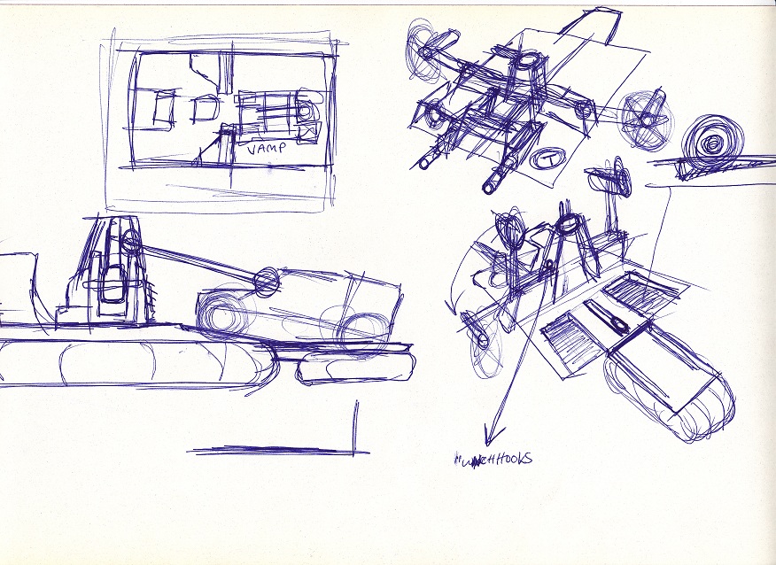 Hovercraft sketch by Scott Nacey at Coroflot.com