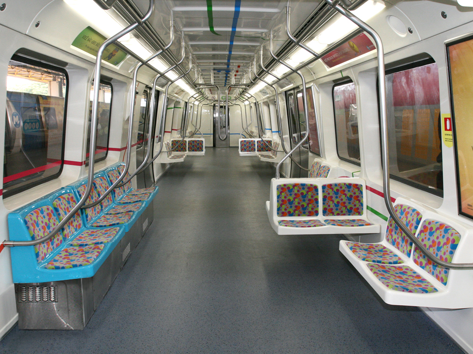 Metro Rio Train Interior by Luciana Pszczol at Coroflot.com