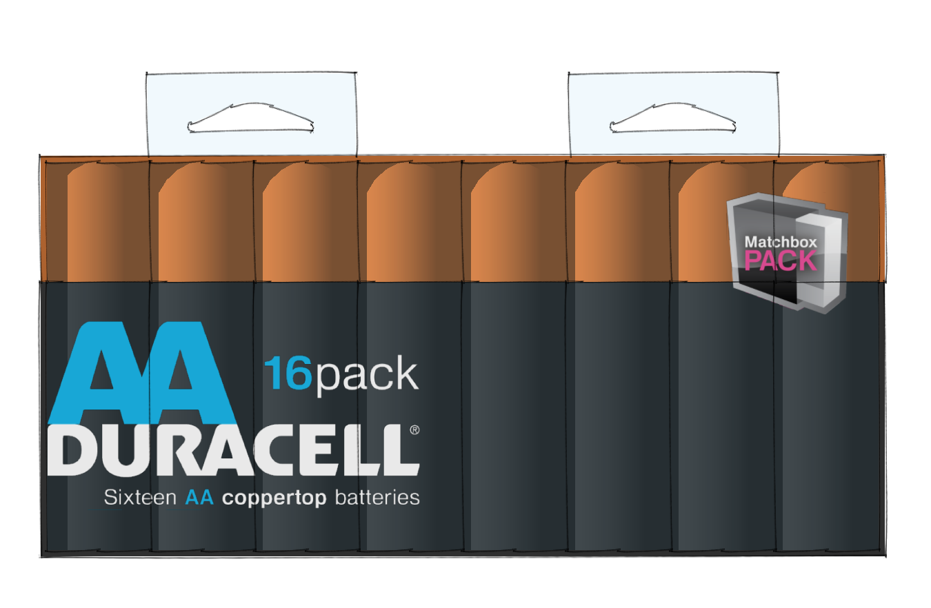 Duracell Packaging Design Innovation by Jonathon Ortlieb at Coroflot.com